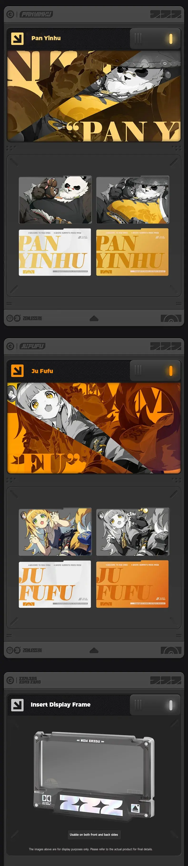 [Official Merchandise]Zenless Zone Zero Yunkui Summit Characters ...